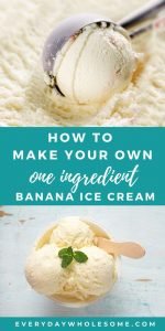 ONE INGREDIENT BANANA ICE CREAM RECIPE – Everyday Wholesome