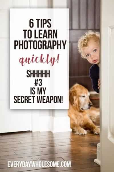6 Tips to Learn Photography Quickly for Momtogs – Everyday Wholesome