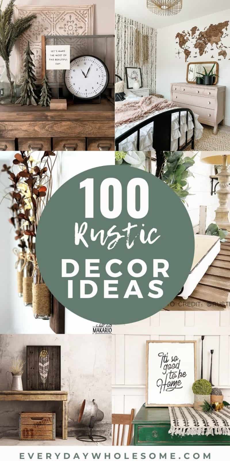100 Best Rustic Home Decor Ideas – Everyday Wholesome