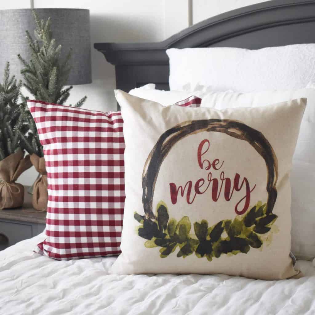 Everyday Wholesome | 50 Best Holiday Pillows for Christmas & Winter
