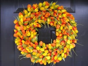Everyday Wholesome | 100 Bright Spring Wreaths for the Front Door