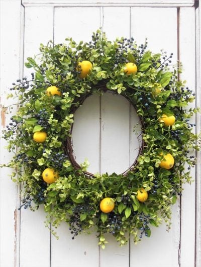 65 Yellow Spring and Summer Wreaths – Everyday Wholesome