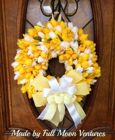 65 Yellow Spring and Summer Wreaths – Everyday Wholesome