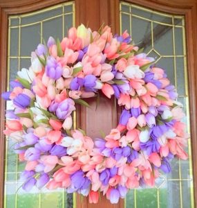 Everyday Wholesome | 100 Bright Spring Wreaths for the Front Door