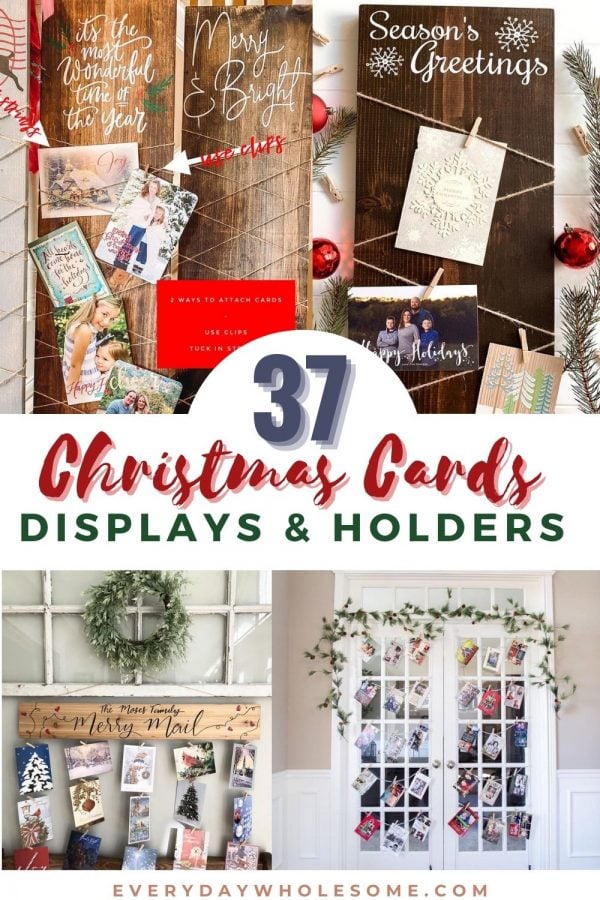 37 Christmas & Holiday Card Display Holder – Everyday Wholesome