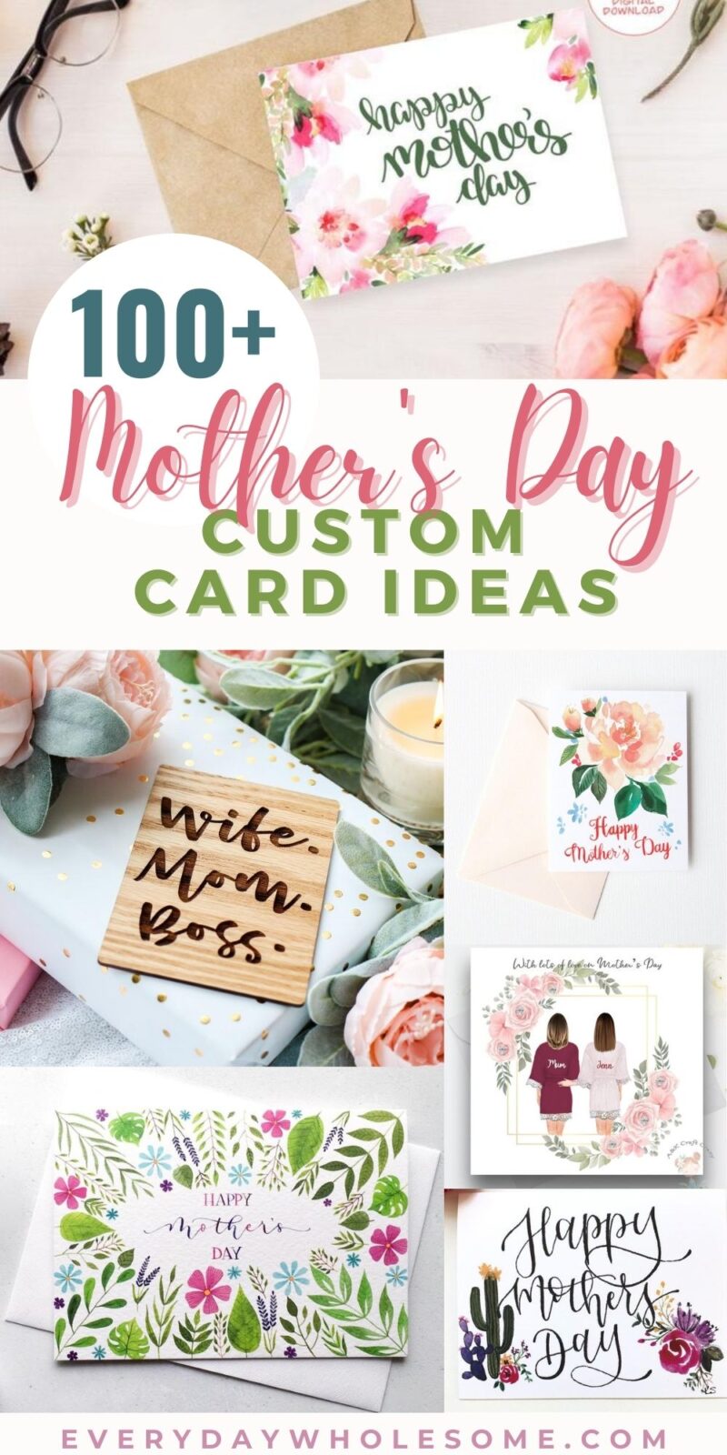 100 Custom Mother’s Day Cards | Pop Ups, Printable, Digitals, Online ...