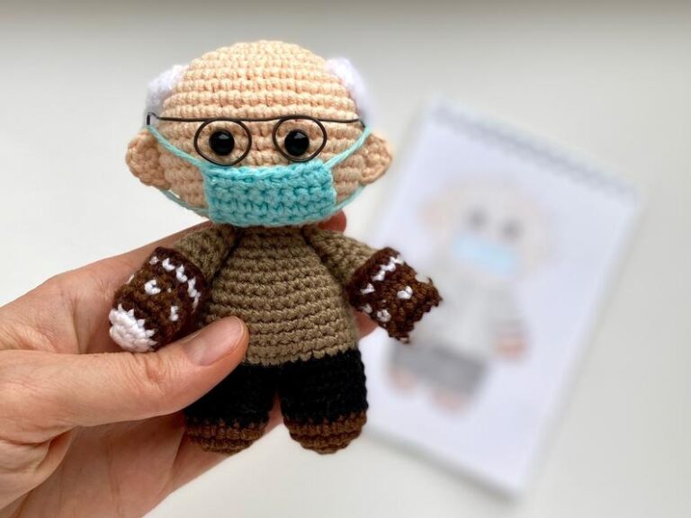 50+ Crochet Bernie’s | Bernie Sanders Mittens & Plush Dolls & Gifts ...