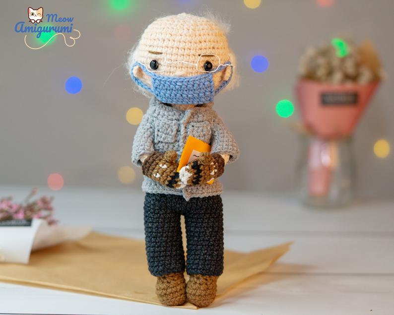 Everyday Wholesome | 50+ Crochet Bernie's | Bernie Sanders Mittens ...