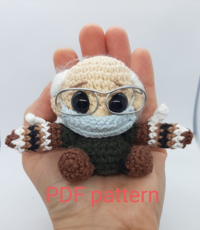 Everyday Wholesome | 50+ Crochet Bernie's | Bernie Sanders Mittens ...