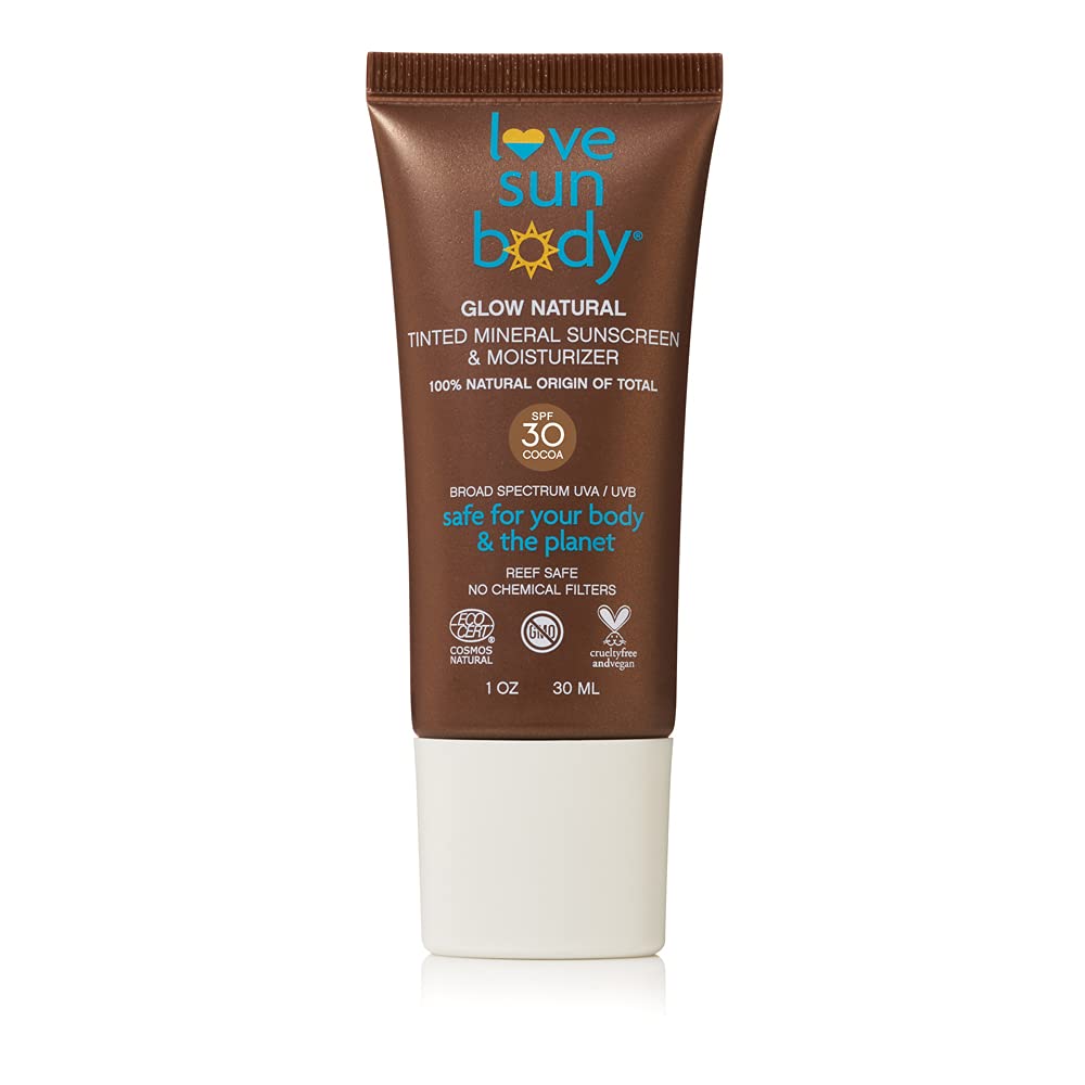 Love Sun Body Glow Natural Tinted Mineral Sunscreen & Moisturizer ...