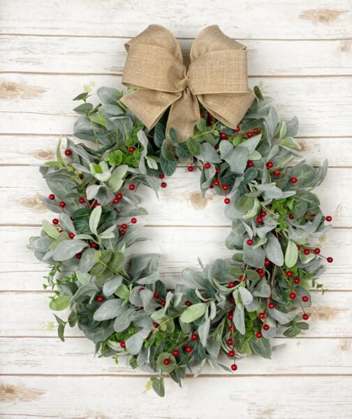 50+ Winter Pine & Berry Wreaths – Everyday Wholesome