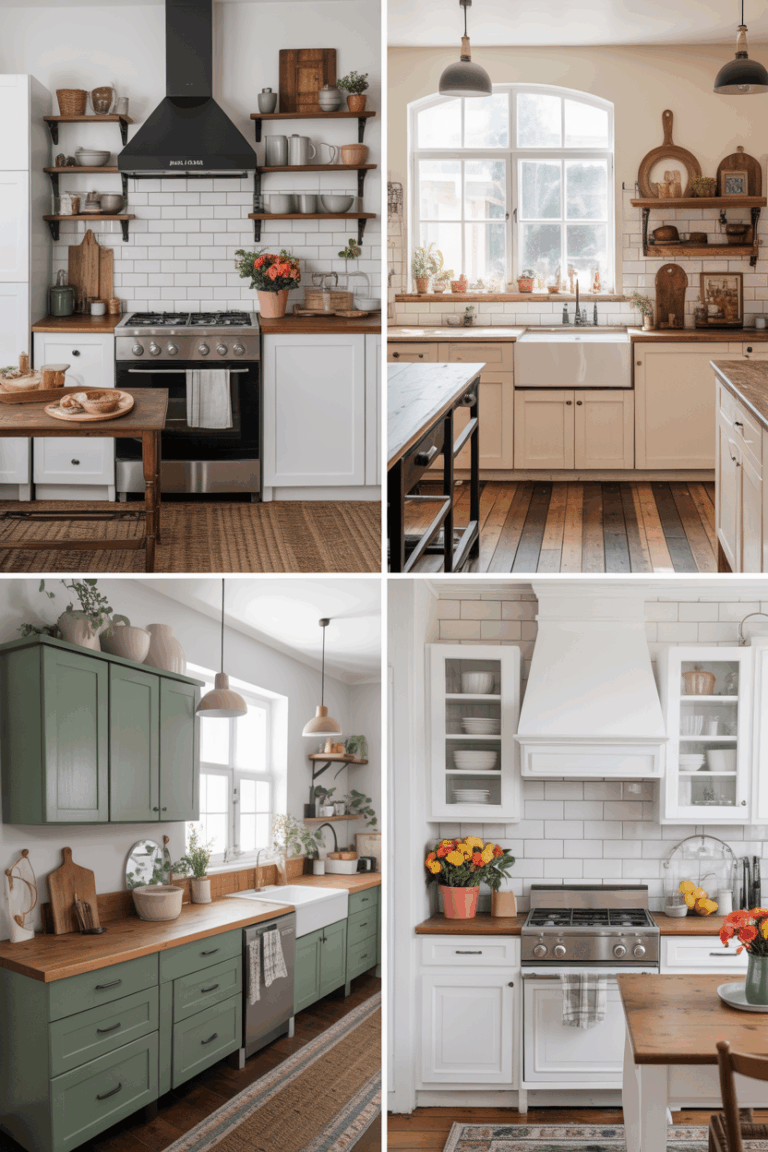 50+ Farmhouse Kitchen Counter Decor Ideas to Style Your Kitchen Like a ...