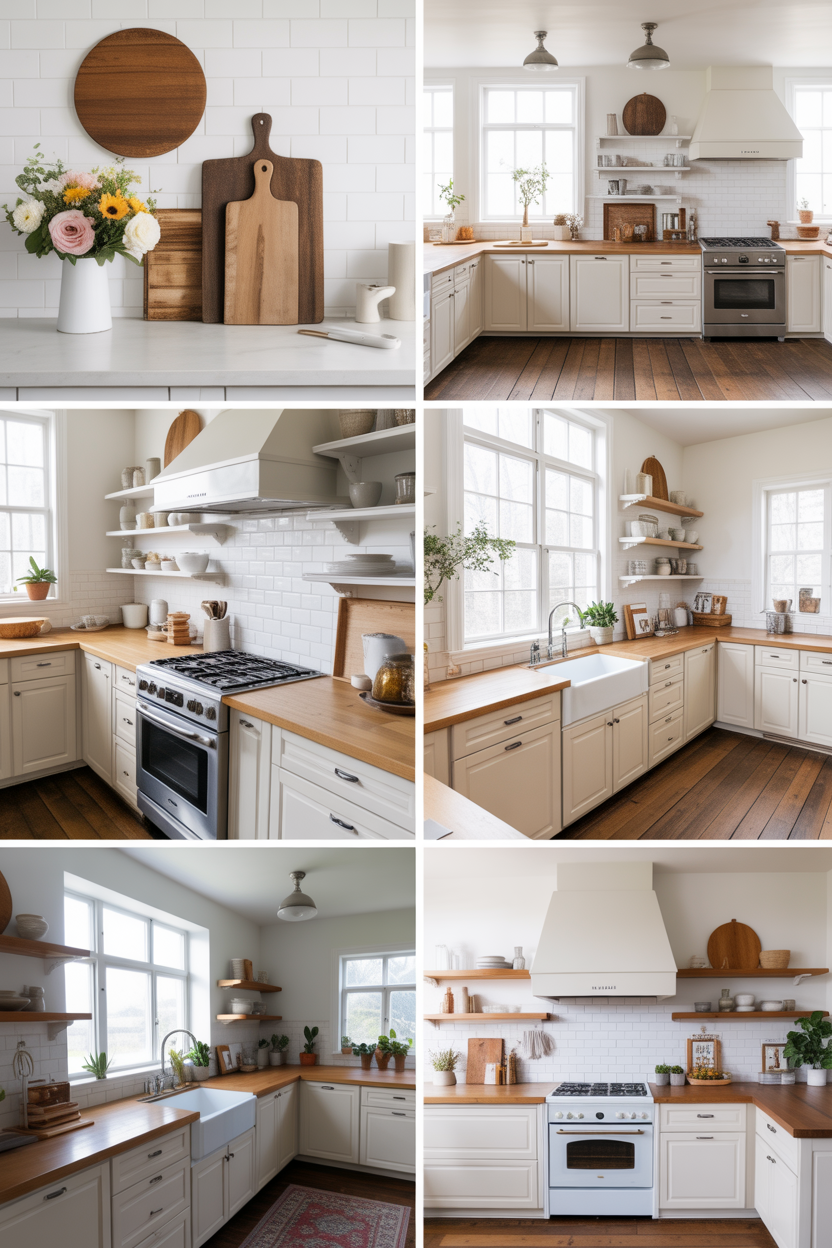 50+ Farmhouse Kitchen Counter Decor Ideas to Style Your Kitchen Like a ...