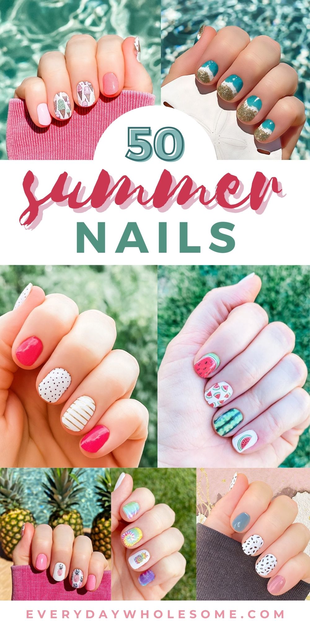 50 Summer Nails – Everyday Wholesome