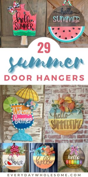 29 Bright & Colorful Summer Door Hangers – Everyday Wholesome