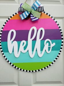 29 Bright & Colorful Summer Door Hangers – Everyday Wholesome