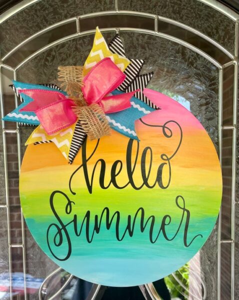 29 Bright & Colorful Summer Door Hangers – Everyday Wholesome