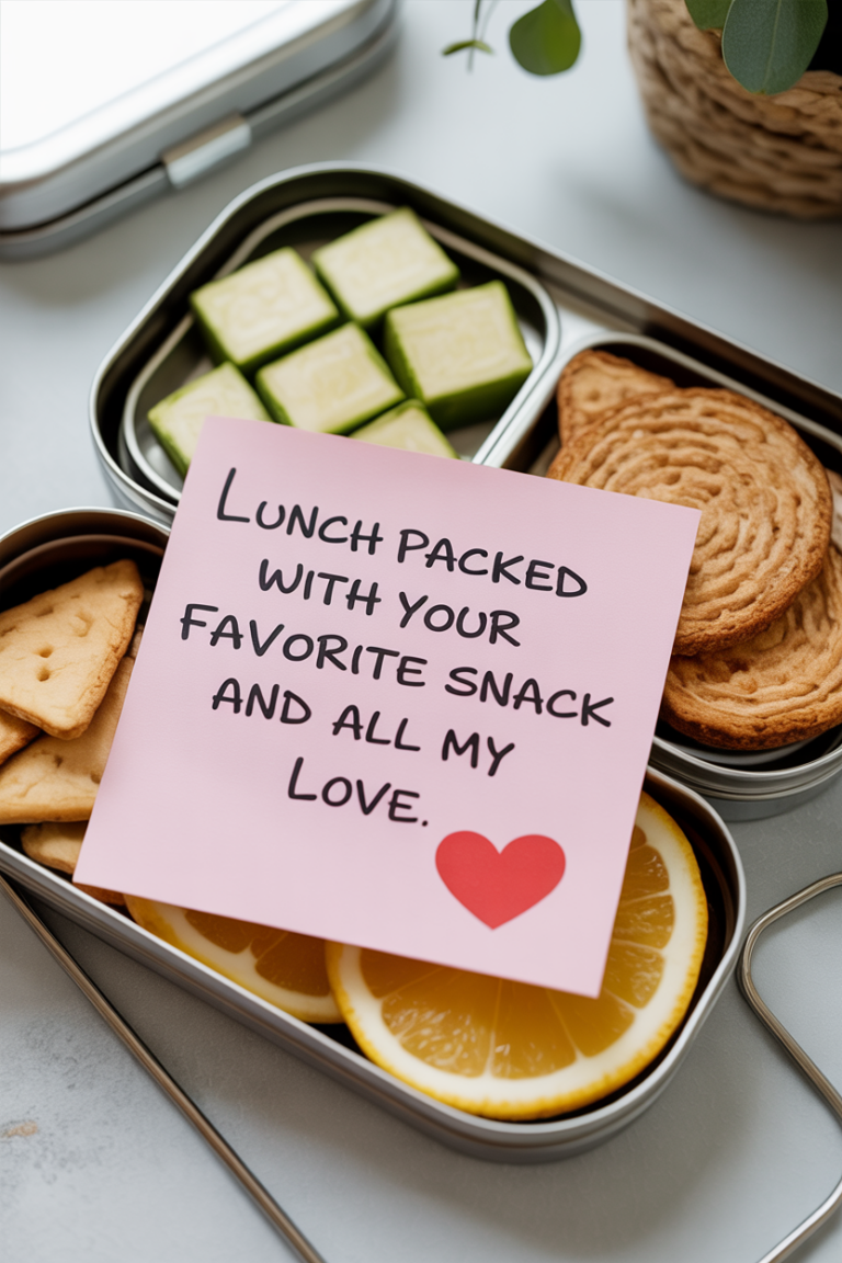 30 Heartfelt Lunchbox Love Notes for Him – Everyday Wholesome