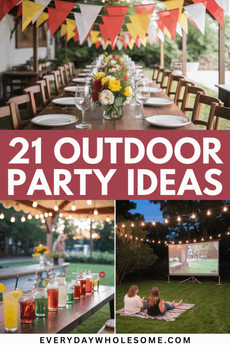 21 Creative Outdoor Party Ideas You’ll Love – Everyday Wholesome