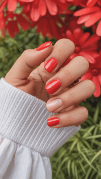 25 Summer Red Nails That Sizzle: Designs, Color Tips & Seasonal Styles ...