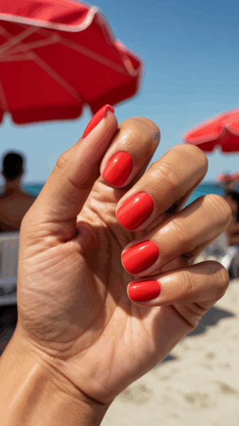 Everyday Wholesome | 25 Summer Red Nails That Sizzle: Designs, Color ...