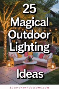 Everyday Wholesome | 25 Creative Outdoor Lighting Ideas for Magical ...