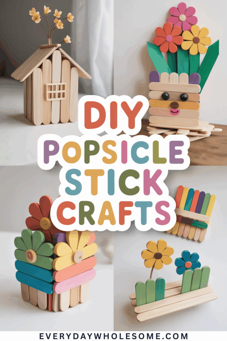 19 Creative DIY Popsicle Stick Crafts for All Ages – Everyday Wholesome