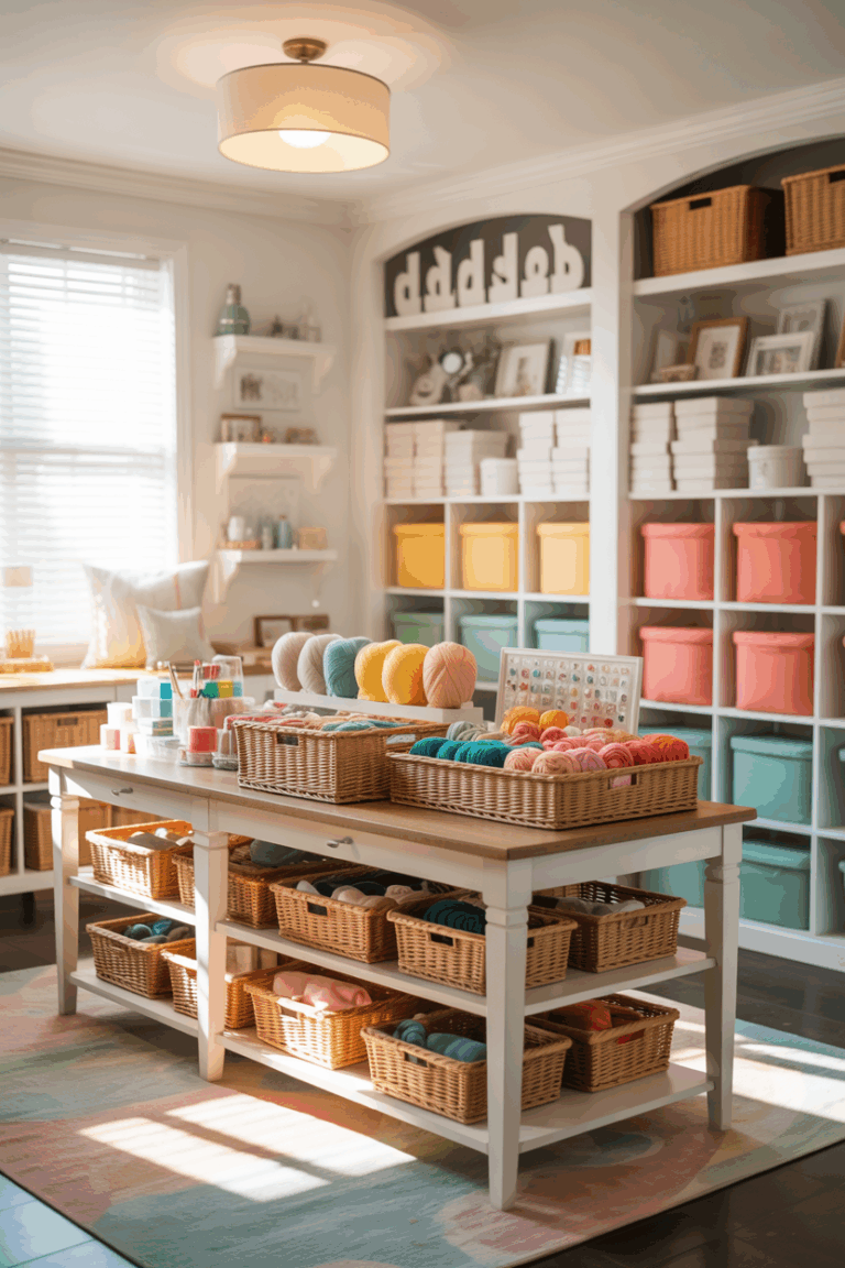 30 Creative Craft Room Organization Ideas to Maximize Your Space ...