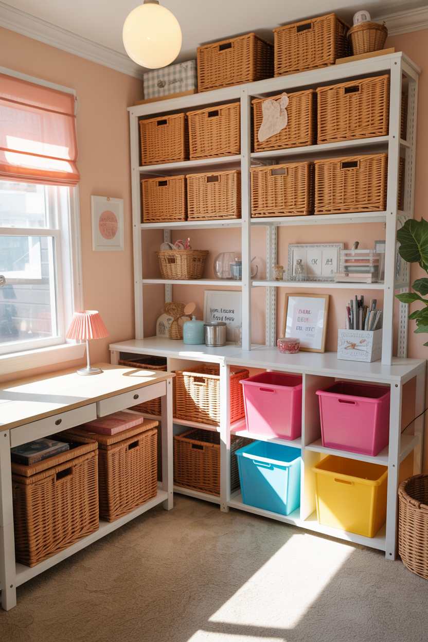 30 Creative Craft Room Organization Ideas to Maximize Your Space ...