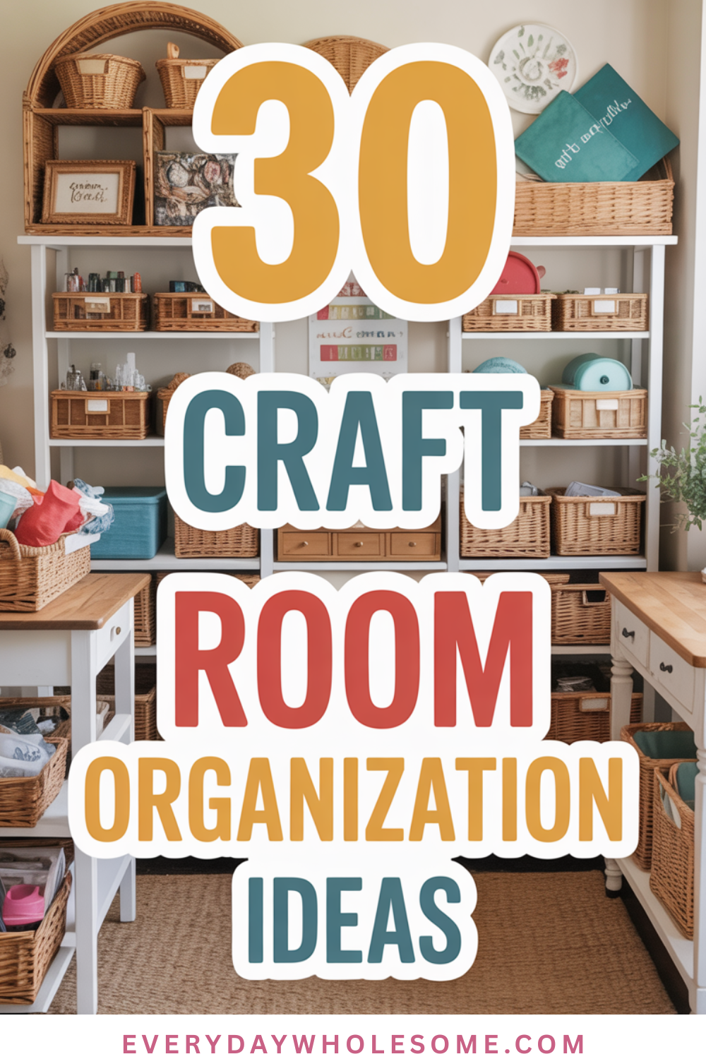 30 Creative Craft Room Organization Ideas to Maximize Your Space ...