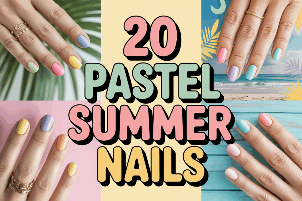 20 Pastel Summer Nails Ideas & How to Get the Look – Everyday Wholesome