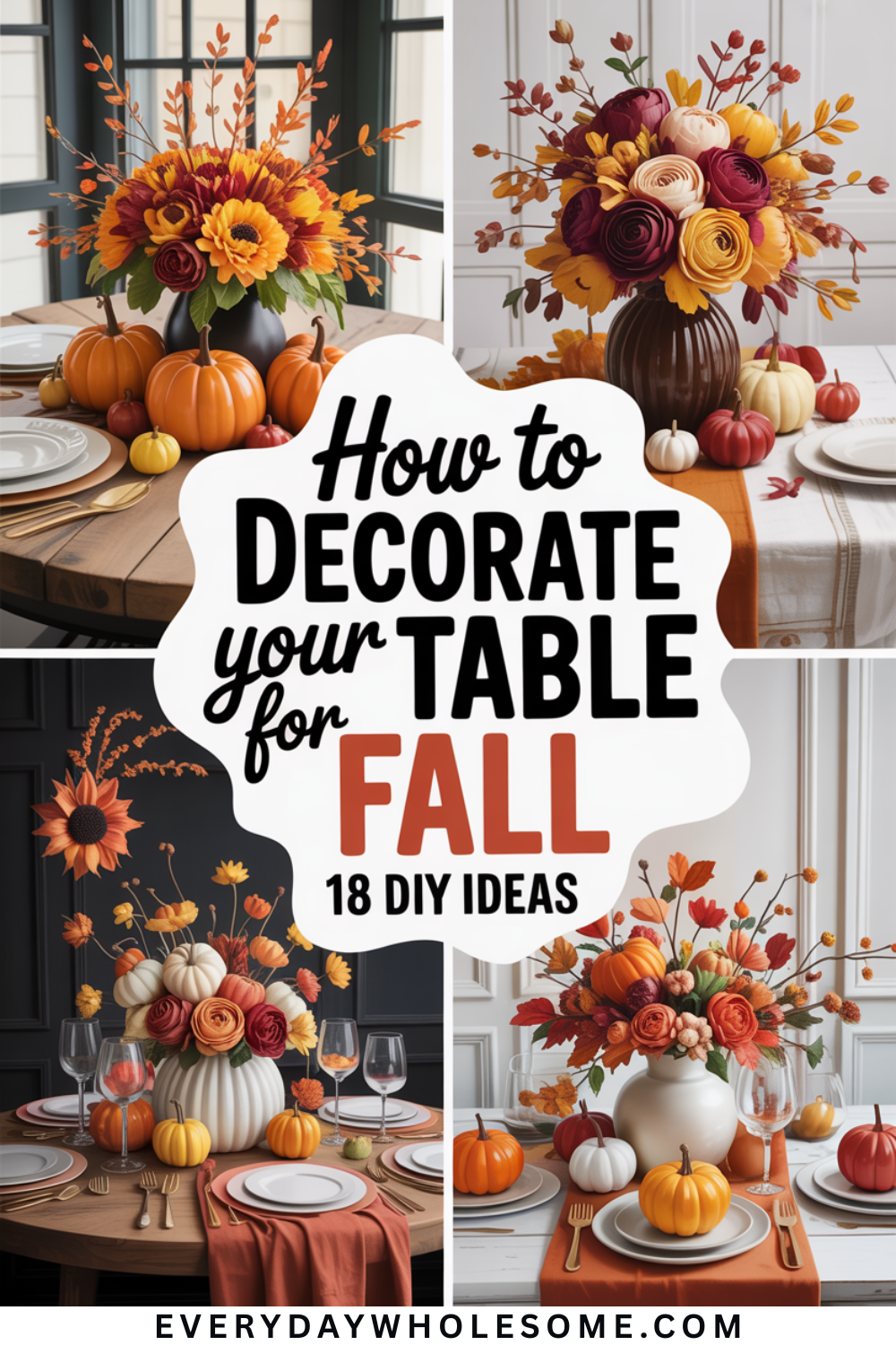 18 Stunning DIY Fall Centerpiece Ideas to Elevate Your Decor – Everyday ...