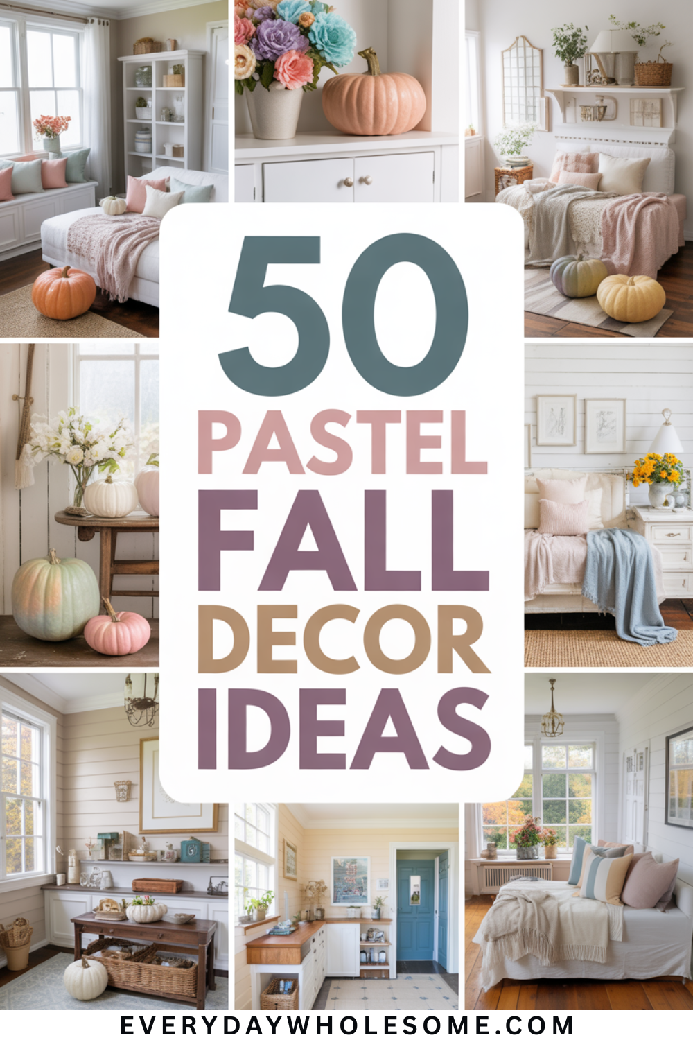 How to Decorate for Autumn with Pastels: 50 Ways to Decorate for Fall ...