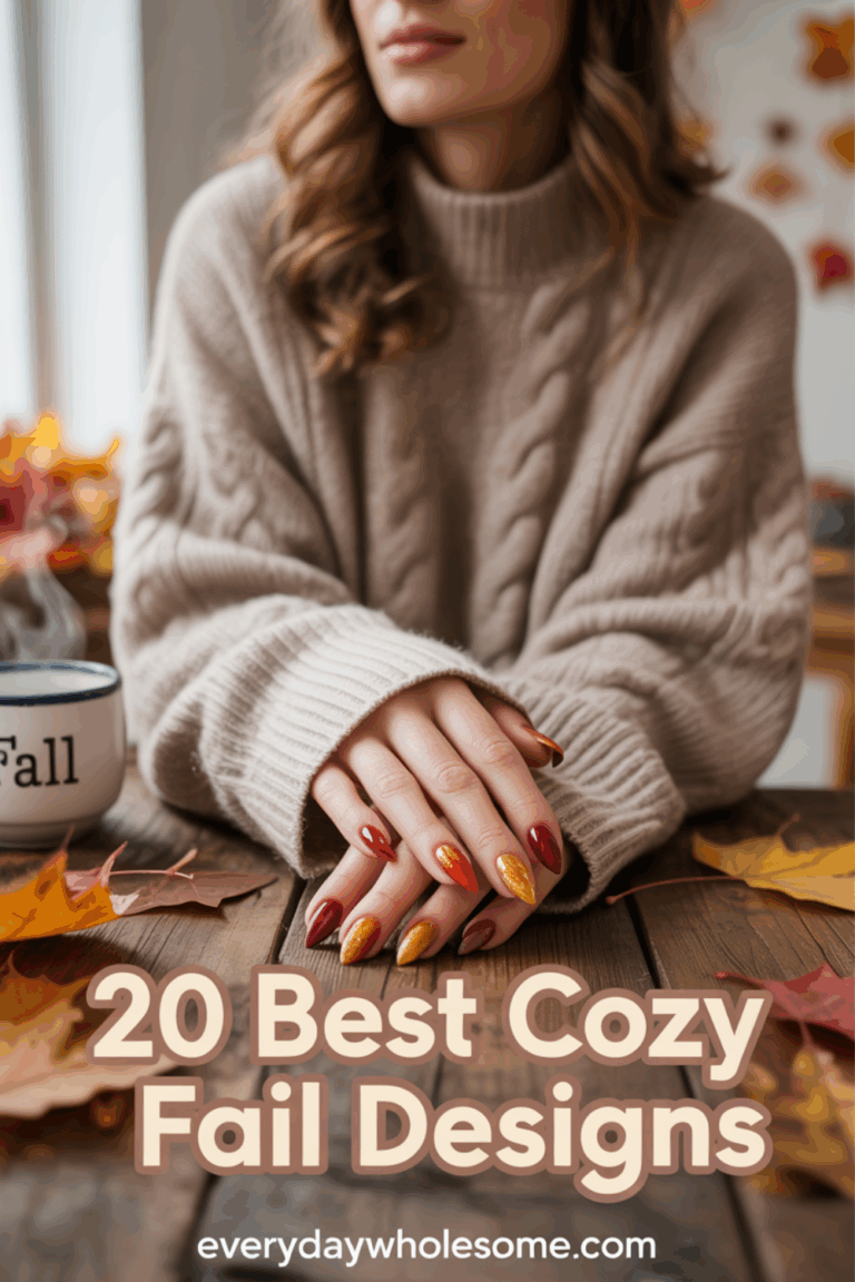 20 Cozy Fall Nail Designs to Embrace the Season – Everyday Wholesome