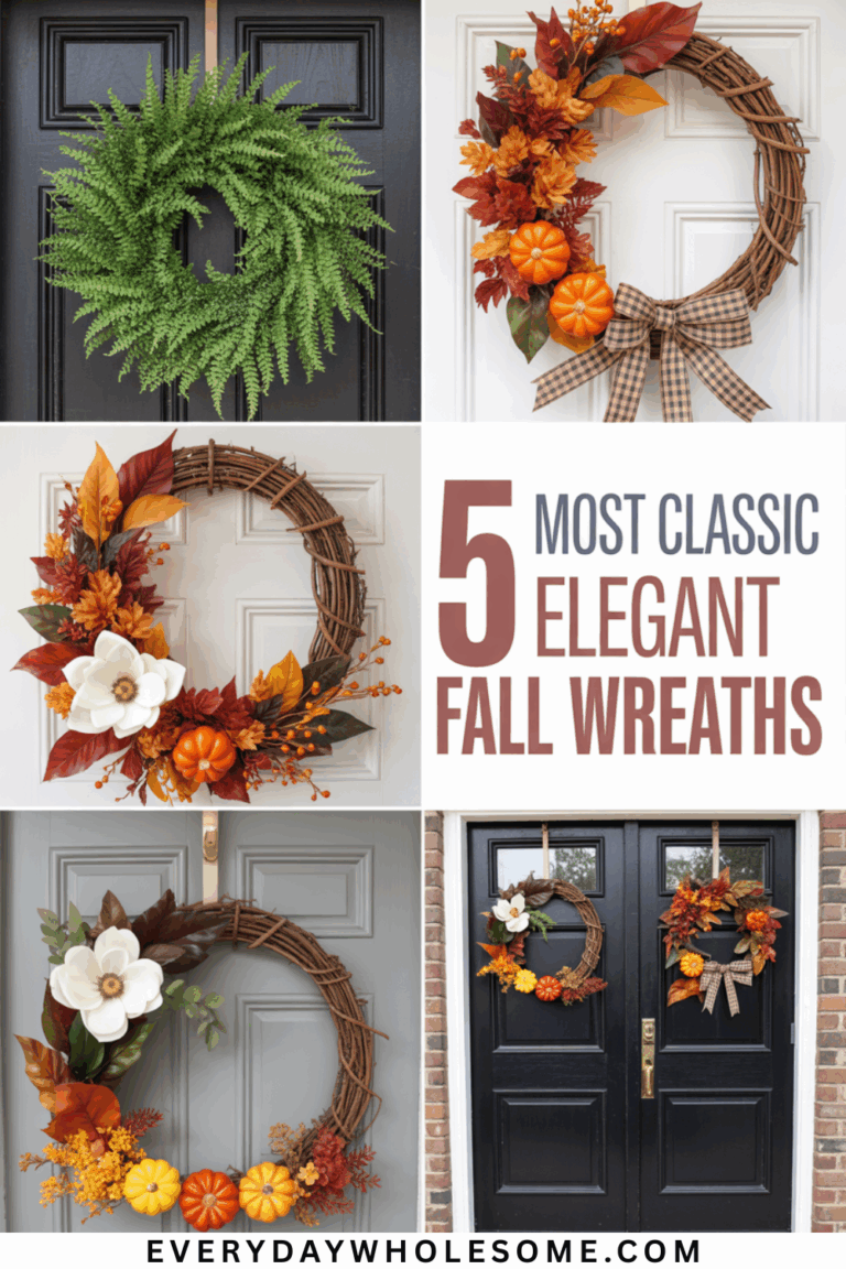 Most Classic & Elegant Fall Wreaths for 2025 – Everyday Wholesome