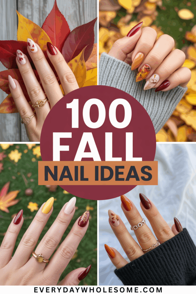 100 Fall Nail Ideas for 2025 – Everyday Wholesome