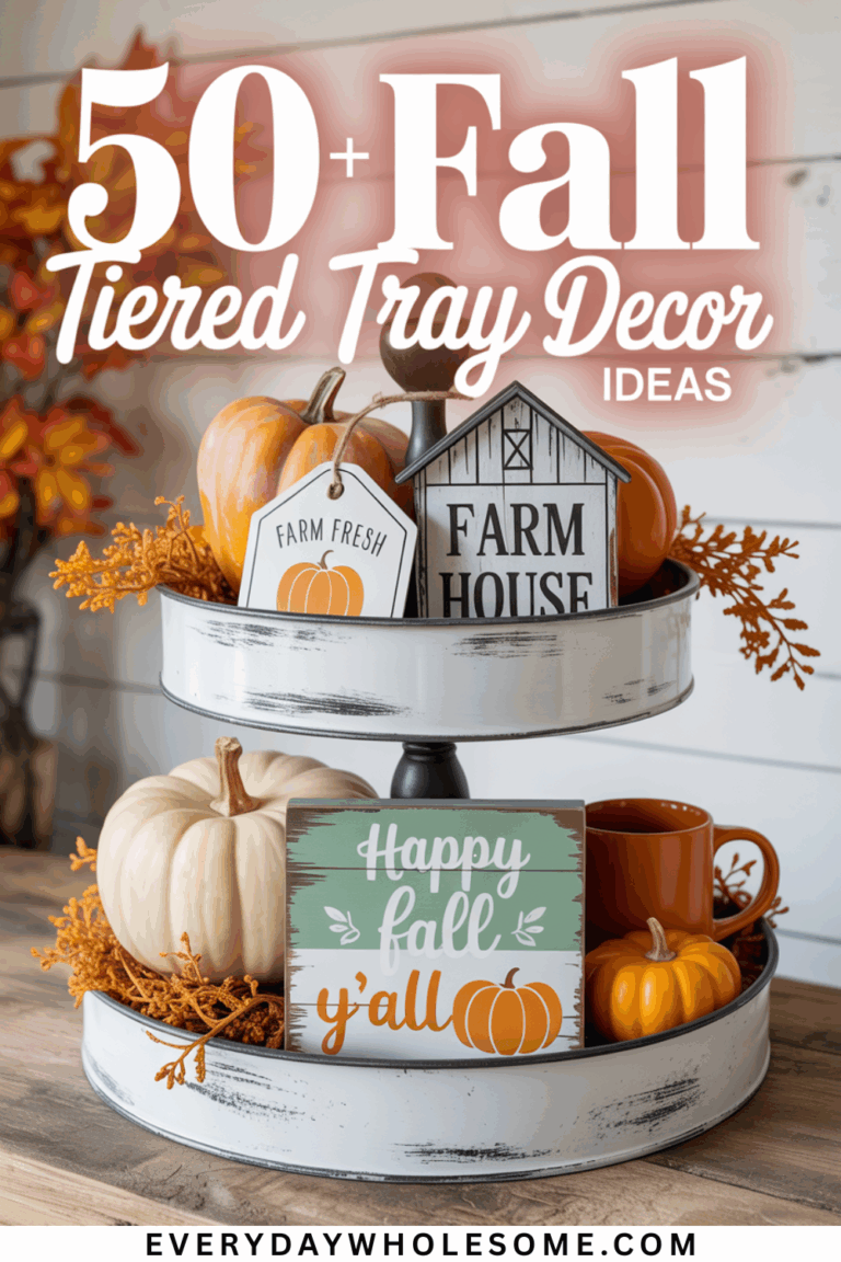 50+ Fall Tiered Tray Decor Ideas for a Cozy Autumn Home – Everyday ...