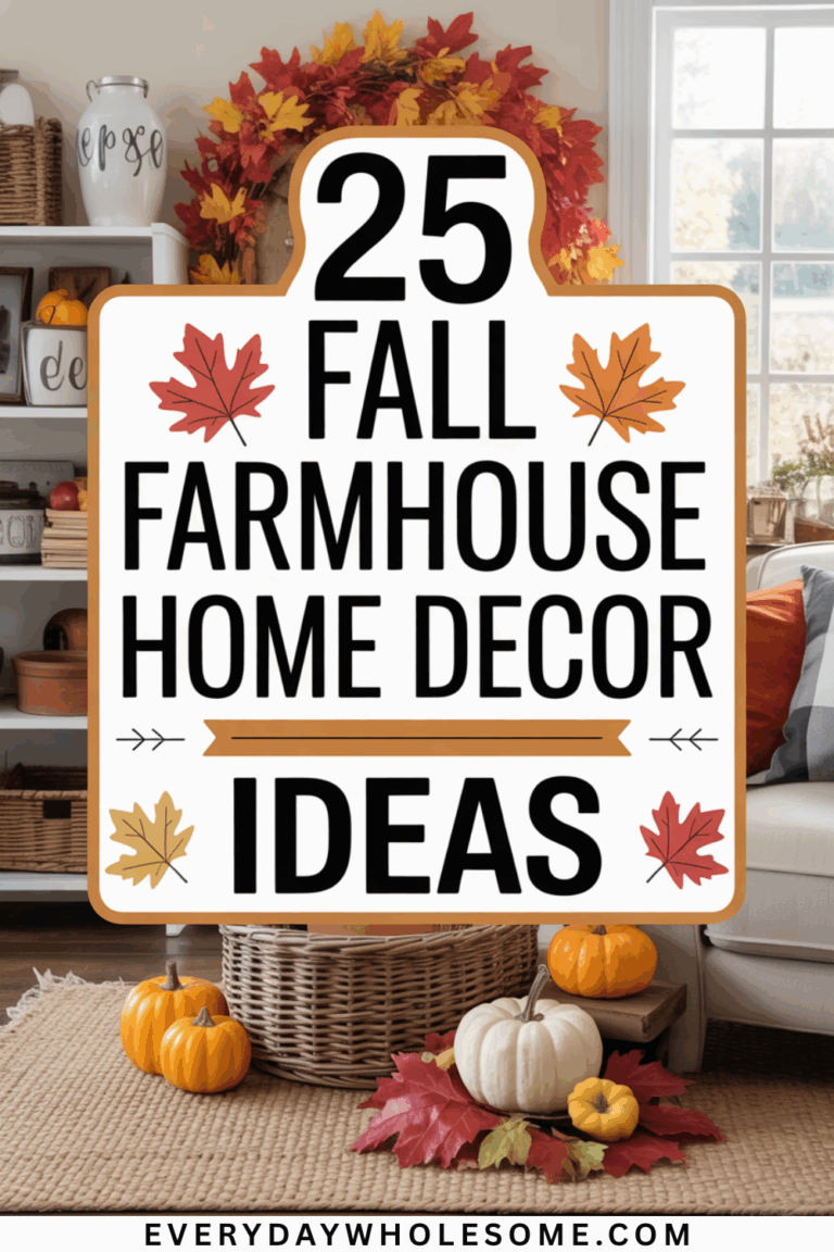 25 Fall Farmhouse Home Decor Ideas to Transform Your Space This Season ...
