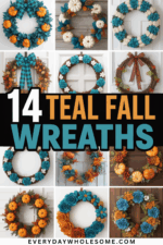 14 Gorgeous Teal Fall Wreaths for a Stylish Autumn Door – Everyday ...