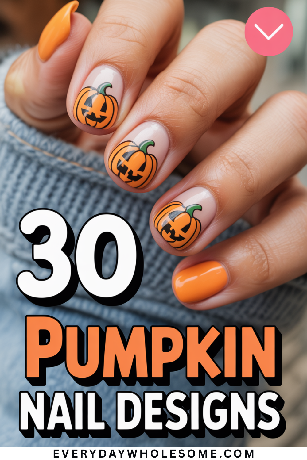 30 Pumpkin Nail Designs for Halloween to Elevate Your Festive Style ...