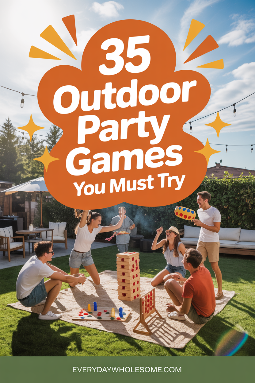 35 Fun Outdoor Party Games for Everyone – Everyday Wholesome