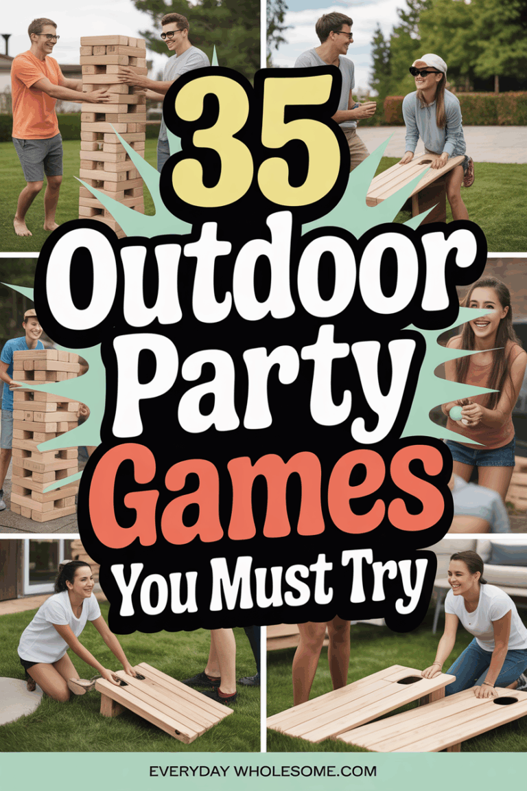 35 Fun Outdoor Party Games for Everyone – Everyday Wholesome