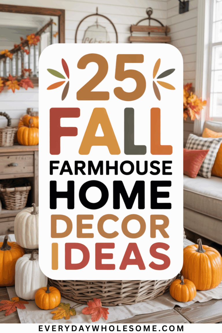25 Fall Farmhouse Home Decor Ideas to Transform Your Space This Season ...