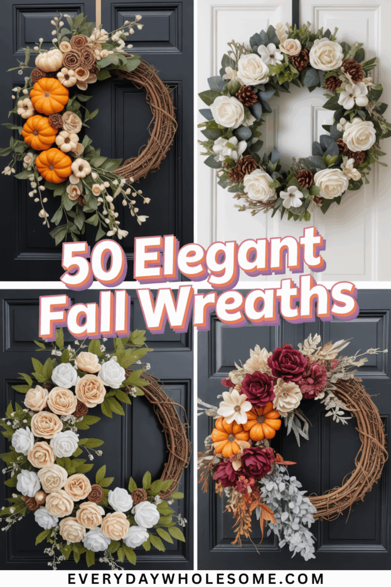 50 Elegant Fall Wreaths for a Timeless Autumn Welcome – Everyday Wholesome