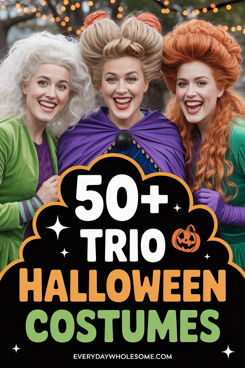 50+ Trio Halloween Costumes for Friends, Families & Groups (2025 ...