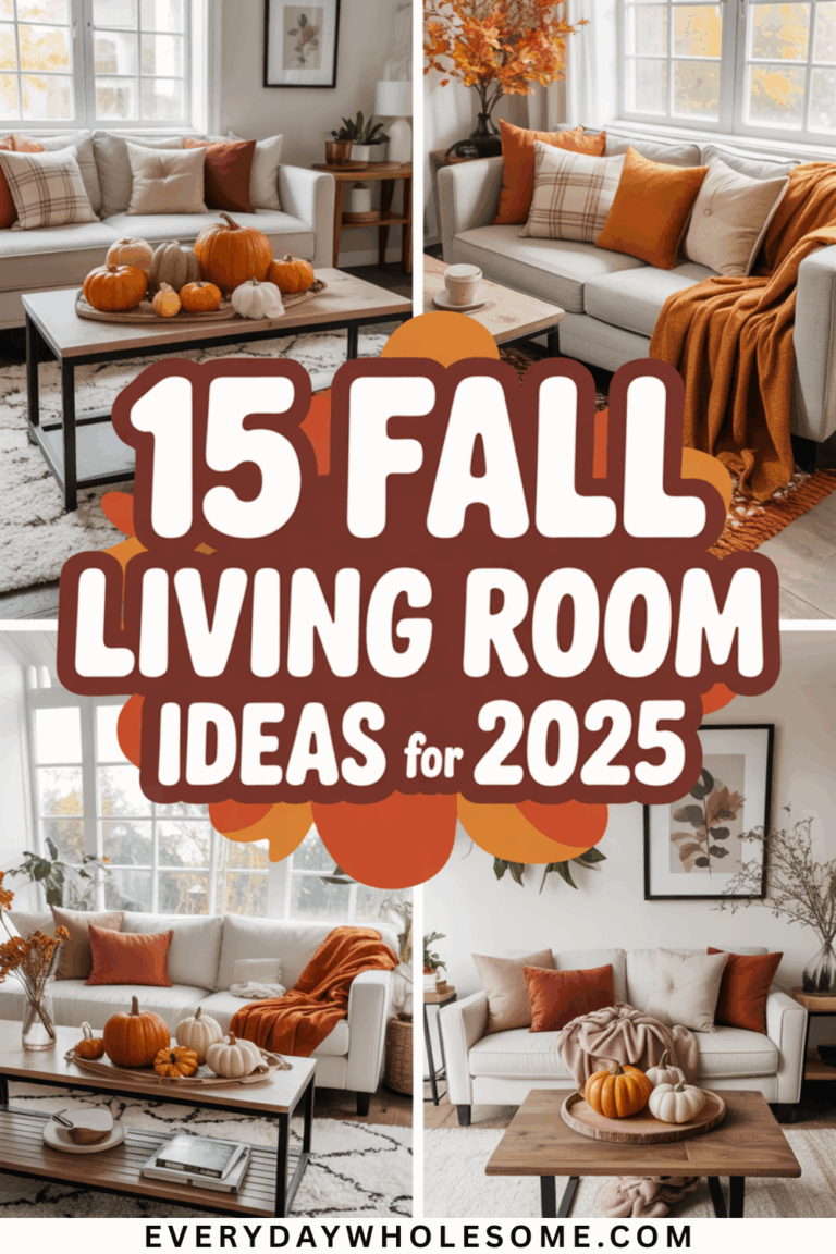 15 Cozy Fall Living Room Decor Ideas to Transform Your Space – Everyday ...