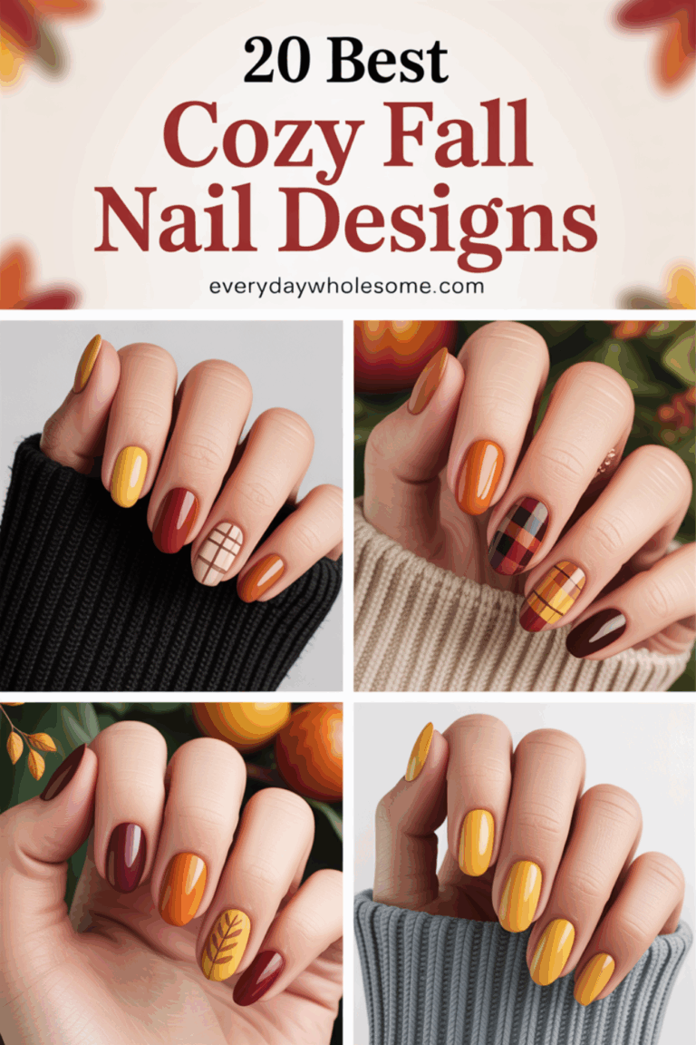 20 Cozy Fall Nail Designs to Embrace the Season – Everyday Wholesome