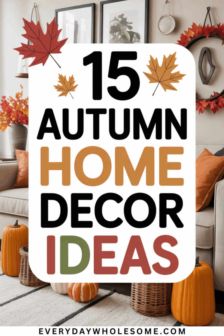 15 Autumn Home Decor Ideas to Transform Your Space This Season ...