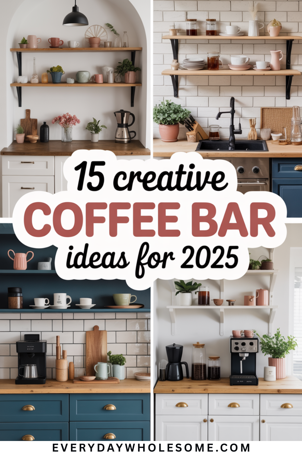 15 Creative Ideas to Decorate Your Coffee Bar – Everyday Wholesome