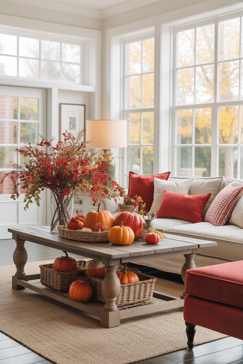 40 Red Fall Home Decor Ideas to Elevate Your Seasonal Style – Everyday ...
